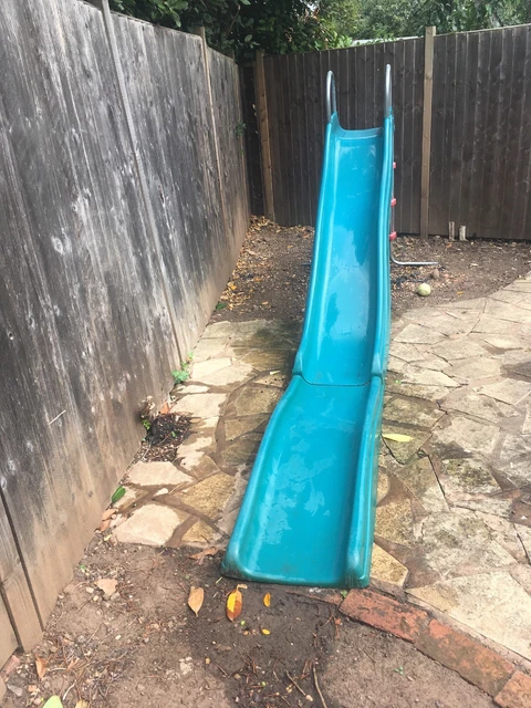 Chad Valley Big Garden Slides Chad Valley 6ft Kids Wavy Garden Slide ...