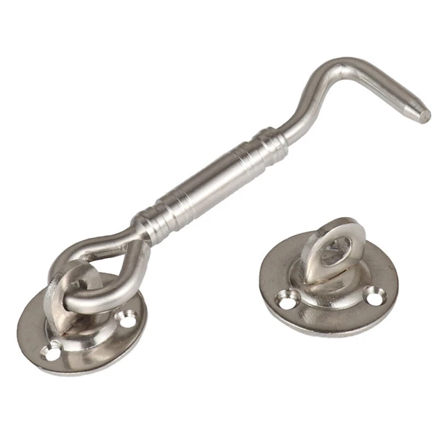 STAINLESS STEEL WINDOW Catch Hitch Shackle Barn Door Push and Pull £8. ...