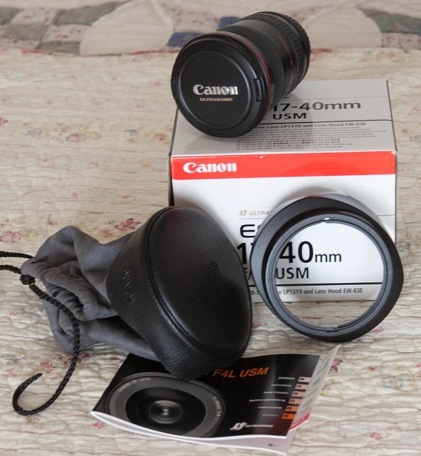 CANON EF 17-40MM f/4L USM Ultra-Wide Zoom Lens (MINT) $349.00 - PicClick CA