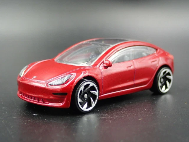 TESLA MODEL 3 Rare 1:64 Scale Limited Collectible Diorama Diecast ...