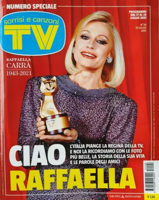 Numero Speciale Da Collezione Raffaella Carrà Tv Sorrisi E Canzoni N