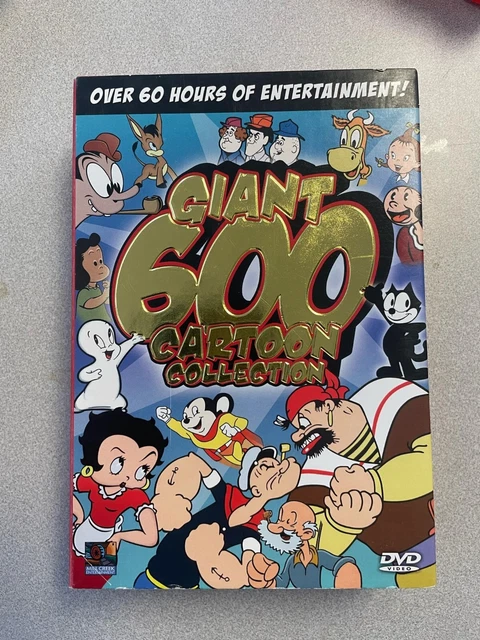GIANT 600 CARTOON Collection (DVD, 2008, 12-Disc Set) $22.00 - PicClick CA