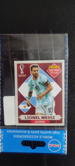 LIONEL MESSI - Panini Qatar 2022 FIFA World Cup - EXTRA STICKER LEGEND BASE £19.90 - PicClick UK