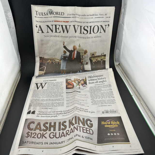 TULSA WORLD 💥 Nov21, 2017💥 A New Vision £21.83 - PicClick UK