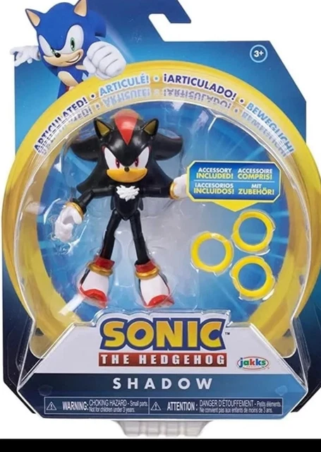 SONIC THE HEDGEHOG Shadow Jakks Pacific 4" Action Figure Wave 14 Rare £ ...