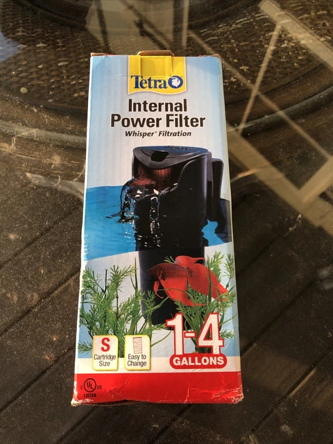 TETRA WHISPER POWER FILTER INTERNAL for 1-4 GALLON AQUARIUMS 27 GPH £16 ...