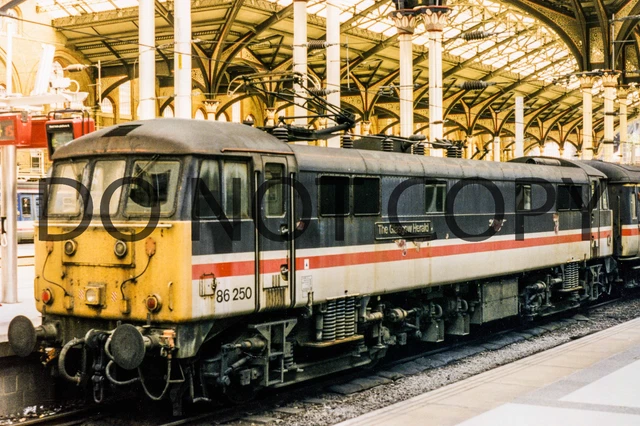 UK DIESEL TRAIN Railway Photograph Of Class 86 86250 Locomotive. Rm86 ...