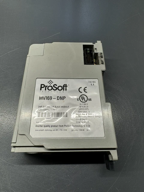 PROSOFT TECHNOLOGY COMPACTLOGIX MVI69-DNP Master Slave Module $300.00 ...