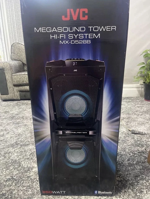 JVC MX-D528B BLUETOOTH Megasound Party Speaker - Black £159.99 ...