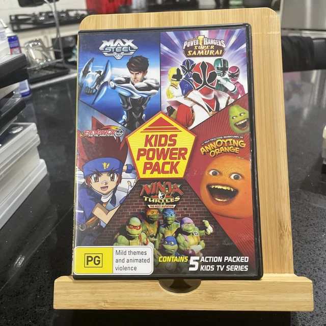 KIDS POWER PACK region 4 DVD (Power Rangers, The Annoying Orange, TMNT ...
