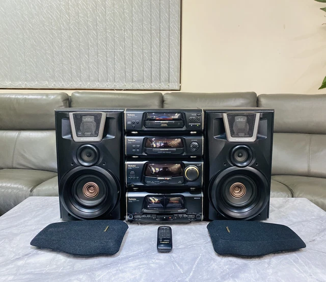 TECHNICS SA-EH50 STEREO Stack System HiFi Separates Speakers & Remote £ ...