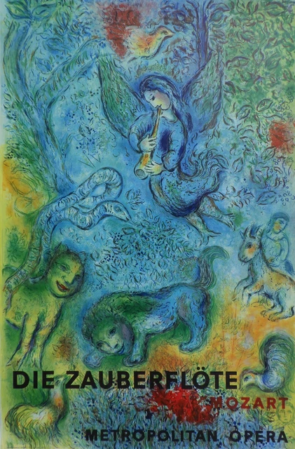 MARC CHAGALL: THE Flute Prima Ballerina, Poster Original # Metropolitan ...