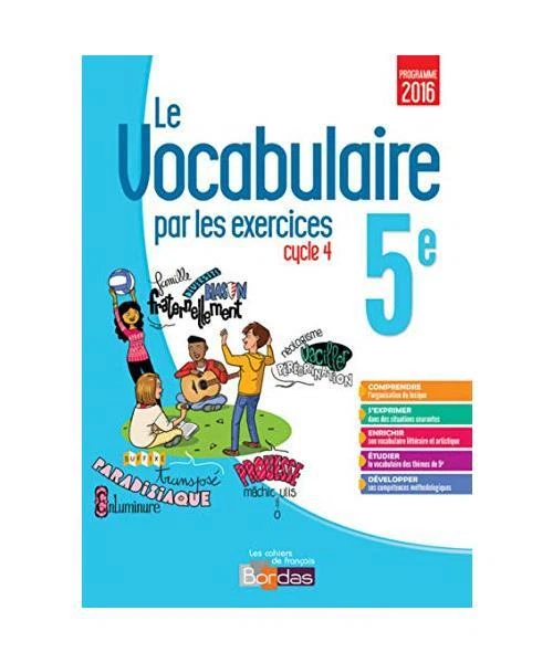 LE VOCABULAIRE PAR les exercices 5e 2017 Cahier d'exercices, Gargallo, Thomas EUR 6,69 - PicClick FR