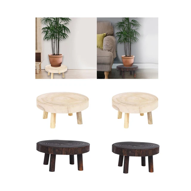 SUPPORT DE PLANTE en pot en bois, support de jardinière, tabouret pour ...