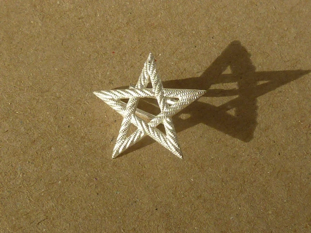 AUGURED STAR BADGE AGENTED TIRAILLEUR ARMY OF AFRICA WW2 KEPI CAP ...