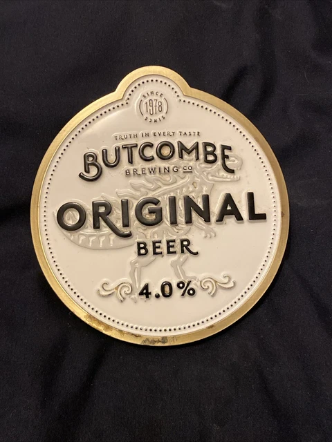BUTCOMBE BREWERY ORIGINAL Beer Cast Metal Pump Clip £17.99 - PicClick UK