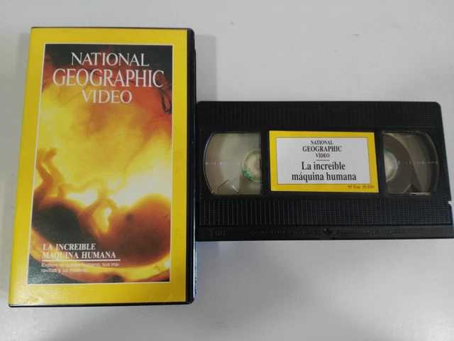 LA INCREDIBLE MACHINE Humaine - VHS Tape Film National Geographic Vidéo ...
