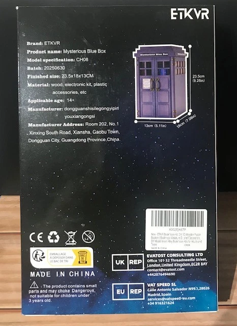 MYSTERIOUS BLUE POLICE Box Book Nook Kit - Brand New £21.49 - PicClick UK