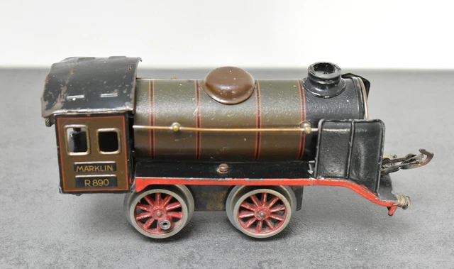 ANCIEN MODÉLISME FERROVIAIRE Märklin R890 locomotive train de mouvements horlogers échelle 0 ...