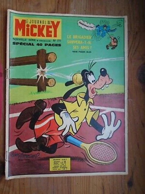 LE JOURNAL DE Mickey hebdomadaire N° 777 EUR 3,00 - PicClick FR