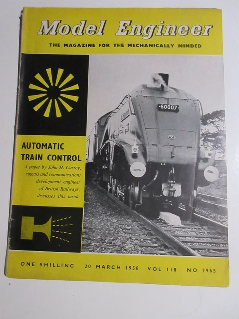 MODEL ENGINEER MAGAZINE March 20 1958 Automatic Train Control, USA ...