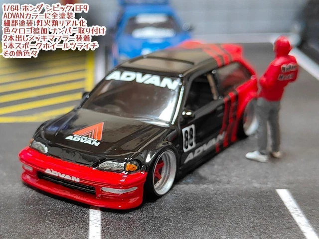SPÉCIFICATIONS DE LA Honda Civic Ef9 Advan personnalisée Hot Wheels ...