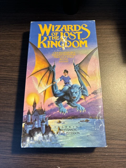 WIZARDS OF THE Lost Kingdom (1985) VHS - Bo Svenson, Vidal Peterson ...