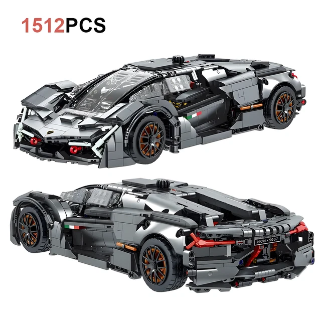 1512PCS LAMBORGHINI TERZO Millennio Building Blocks Set - Sports Car ...