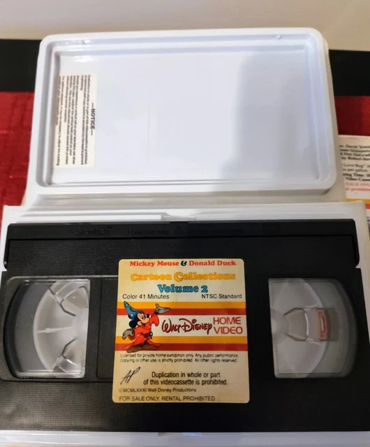 WALT DISNEY MICKEY Mouse & Donald Duck Cartoon Collection Vol 2 (VHS ...