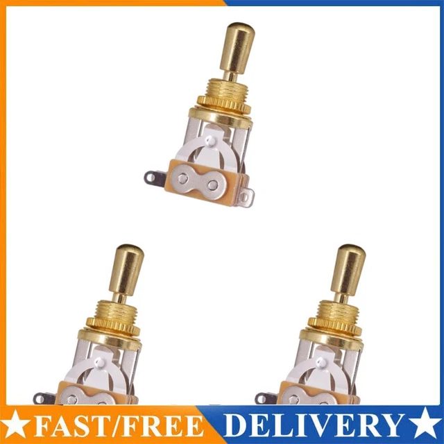 3 WAY ELECTRIC Guitar Selector Pickup Toggle Switch for LP EPI (Gold) EUR 12,58 - PicClick FR