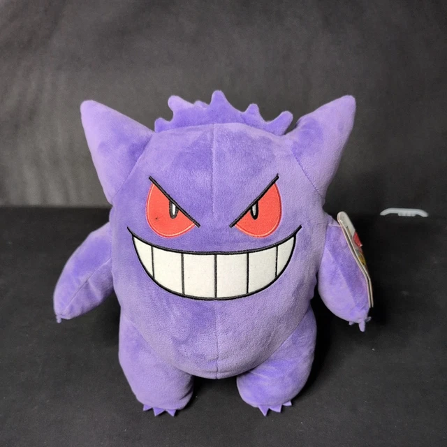 POKÉMON GENGAR PLUSH 12" Stuffed Toy with Tag Official 30cm Soft Doll ...