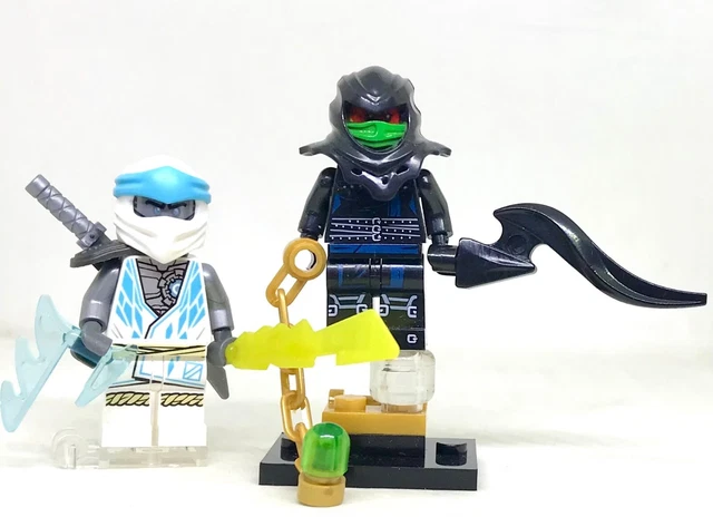LEGO NINJAGO ZANE NINJA NINDROID LIMITED EDITION + HARUMI EVIL 175 AAA ...
