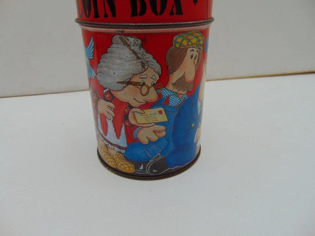 COLLECTABLE POSTMAN PAT Money Box Tin..Very nice tin.. £3.60 - PicClick UK