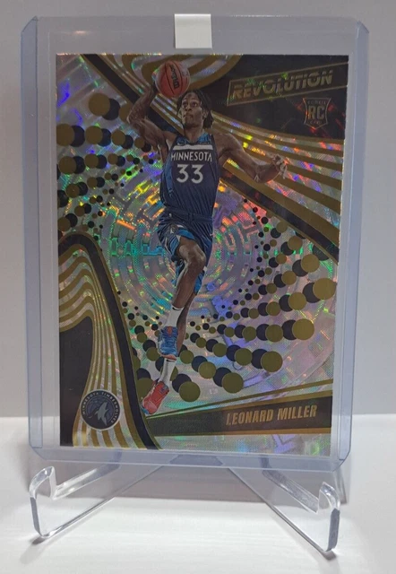 2023-24 PALLACANESTRO PANINI Revolution - Leonard Miller #133 RC ...