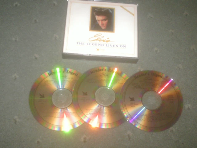ELVIS PRESLEY-READERS DIGEST-THE Legend Lives On-3 Cds-Collectors ...