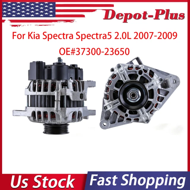 ALTERNATOR FOR HYUNDAI Elantra & Kia Soul Spectra Sportage 2.0L 37300 ...
