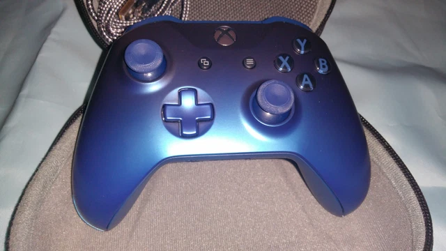 MICROSOFT WIRELESS CUSTOM Controller - Xbox One/Series X/S/PC - Blue ...