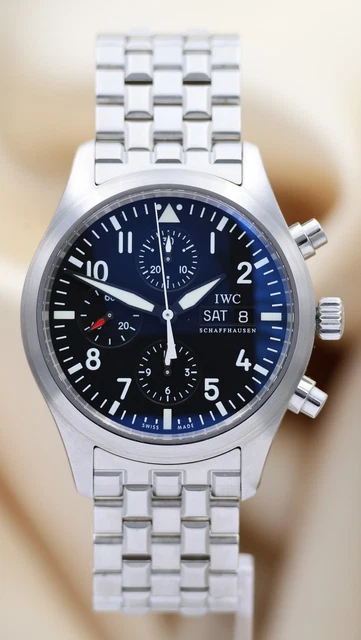 IWC FLIEGERUHR CHRONOGRAPH Schaffhausen Pilot IW371704 EUR 3.850,00 - PicClick DE
