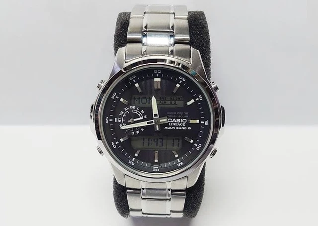 CASIO LINEAGE LCW-M300D-1AJF Solar Atomic Analog Digital Men Watch w ...