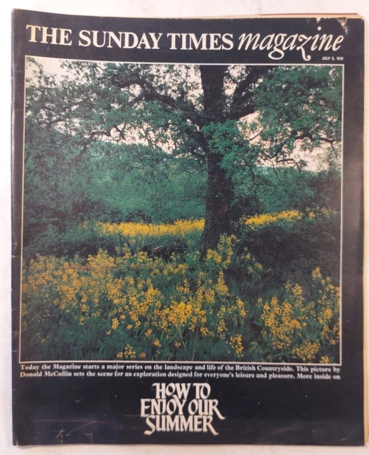 SUNDAY TIMES MAGAZINE 9th July 1978 British Countryside £5.99 - PicClick UK