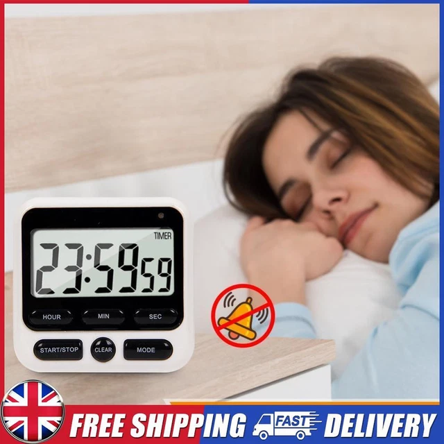 DIGITAL STOPWATCH KITCHEN Cooking Count Up Countdown Timer Alarm ...