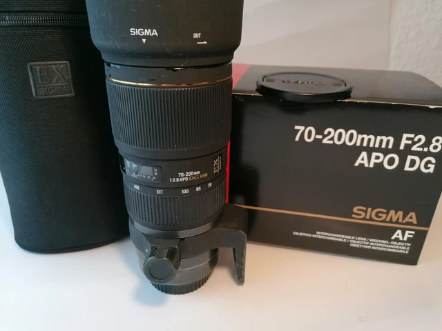 SIGMA EX 70-200 mm F/2.8 APO HSM EX DG AF Objektiv £200.04 - PicClick UK
