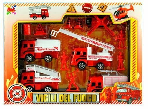 VIGILES DE LA Sécurité Incendie Ensemble De Véhicules Jouets Pour ...