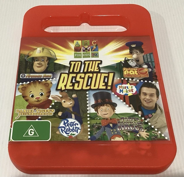 TO THE RESCUE Region 4 DVD ABC For Kids Fireman Sam Peter Rabbit Postman Pat $14.90 - PicClick AU