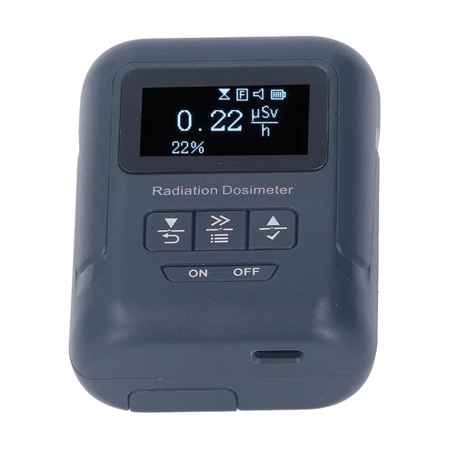 RADIATION DETECTOR NUCLEAR Monitor Dosimeter Geiger Counter Beta Gamma ...