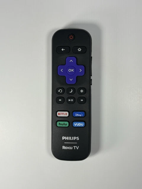 OEM ORIGINAL PHILIPS ROKU TV Remote RC-ALIR 3226001225 Netflix APPLE+ ...