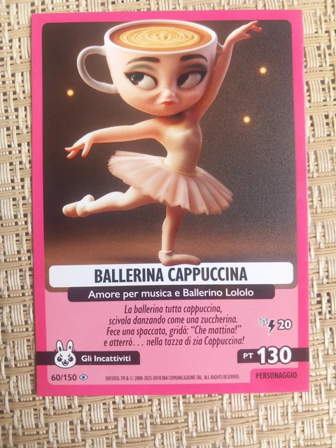 CARTA BRAINROT - BALLERINA CAPPUCCINA EUR 10,00 - PicClick IT