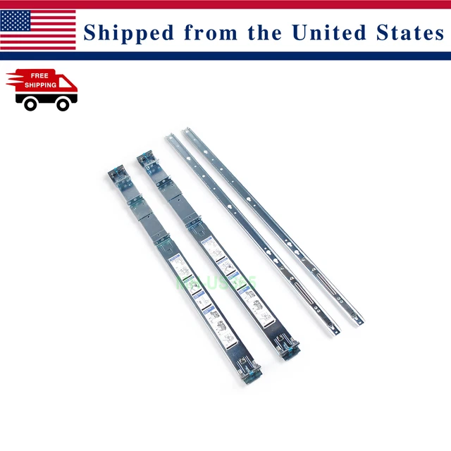 SHORT RAILS KIT for Dell PowerEdge R640 R630 R620 R440 R430 R420 R330 ...