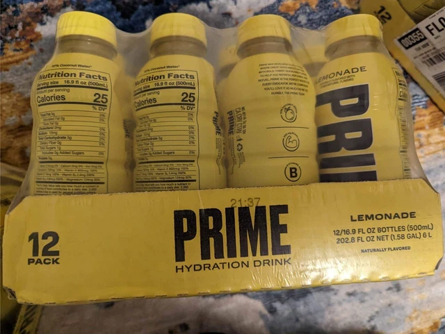 PRIME HYDRATION DRINK Lemonade 12-Pack | KSI x Logan Paul Drink $199.99 ...