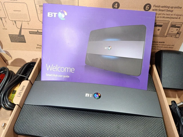 BT SMART HUB 6 FTTP / FTTH Full Fibre To The Premises / Home Wireless ...